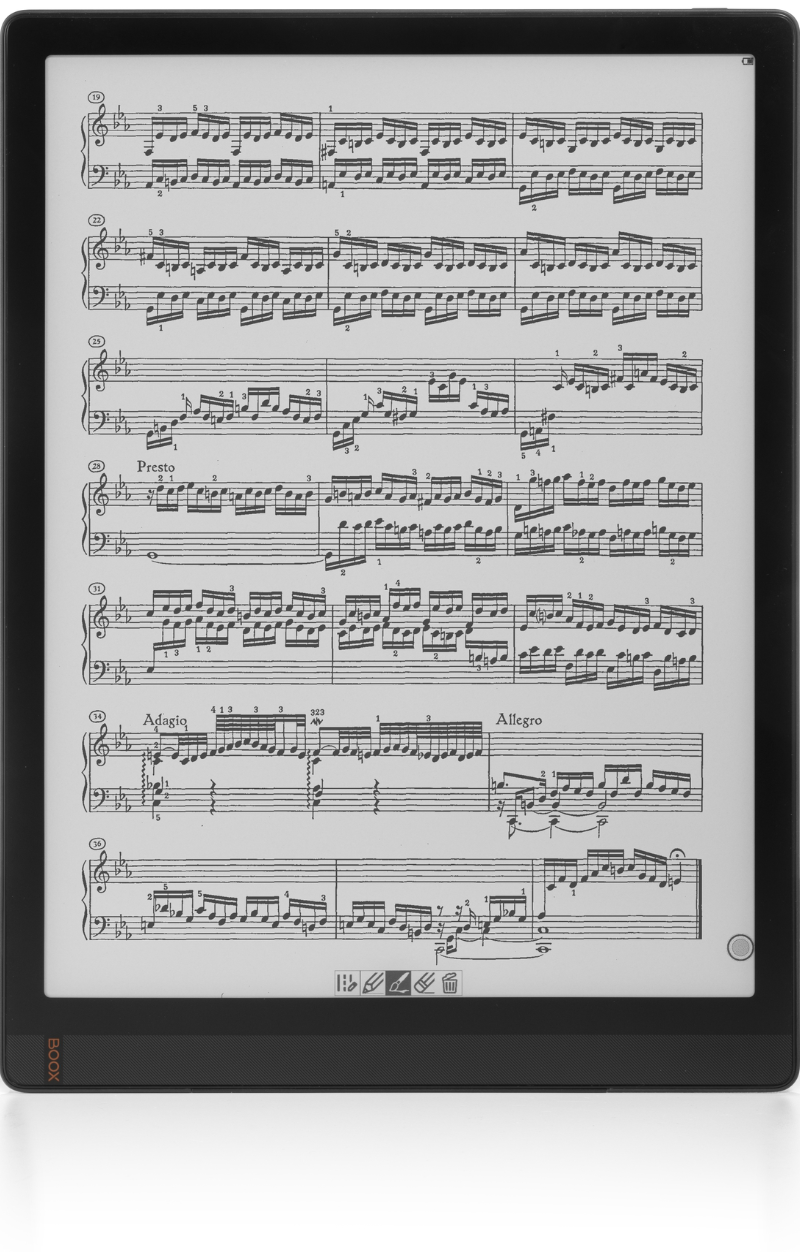 PadForMusicians - A4 (13.3”) e-ink music tablet