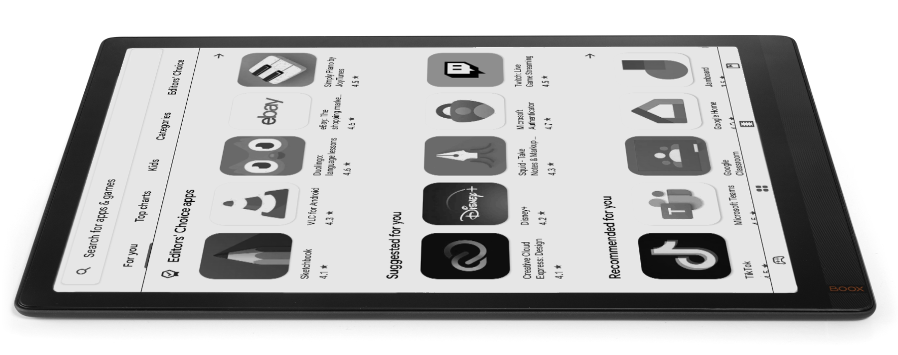 PadForMusicians - A4 (13.3”) e-ink music tablet